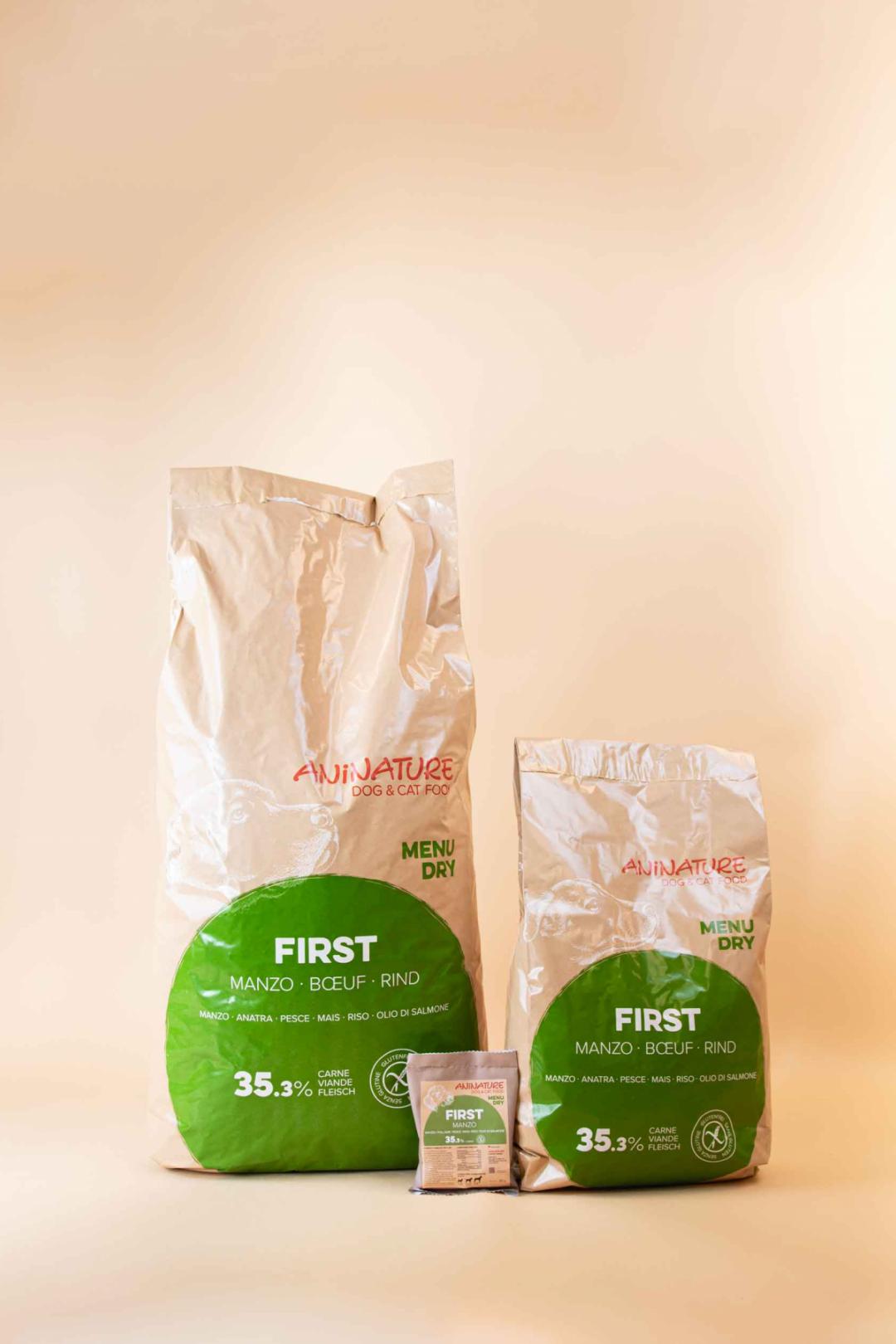 Croccantini pressati a freddo per cani - First senza glutine